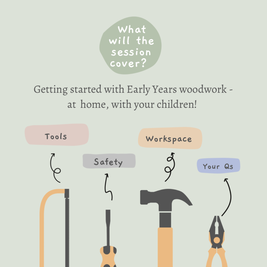 Introducing Early Years Woodwork at home - free session - Irresistible ...